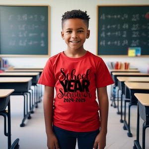 2024-2025 School Year Survivor, Funny Teacher End of the Year Shirt Svg ...