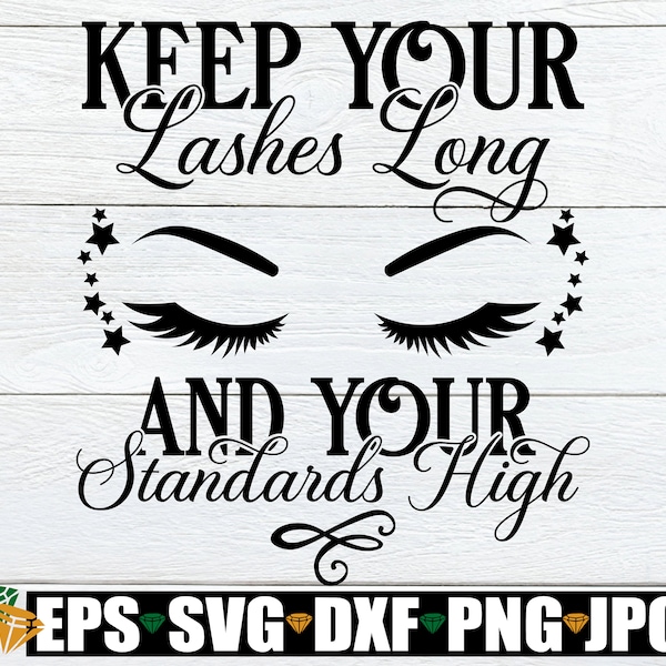 Lashes Svg - Etsy