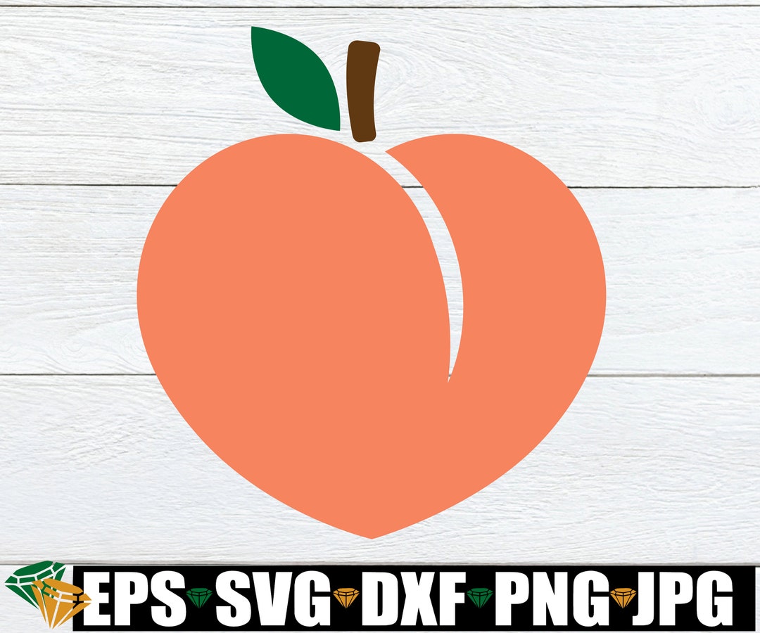 Peach Svg, Summer Clipart, Summer Svg, Peach Clipart, Peach Cut File ...