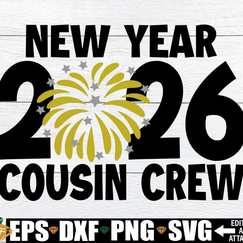 Cousin New Year Shirt - Etsy