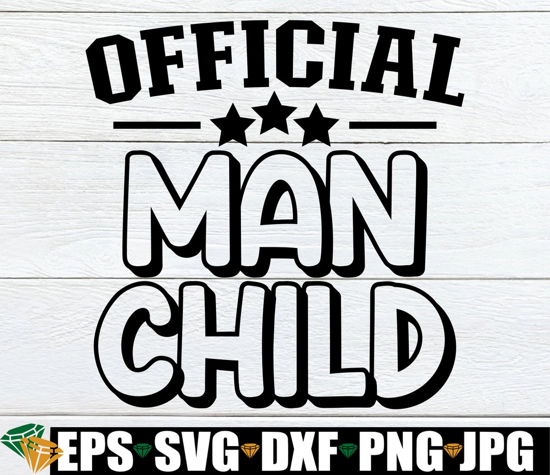 Official Man Child Official Manchild Manchild Funny - Etsy