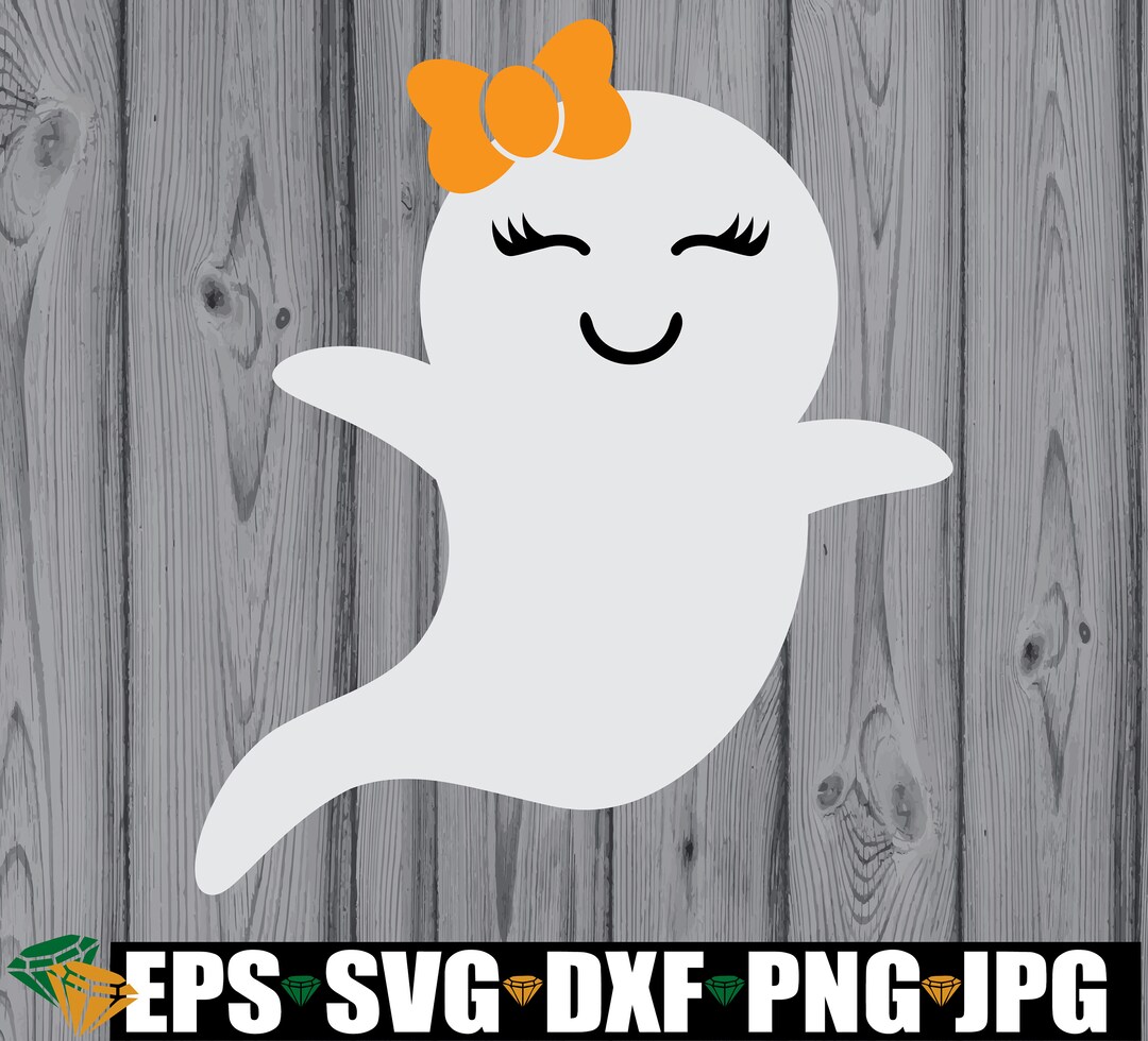 Girl Ghost Svg, Girls Halloween Svg, Kids Halloween Svg Png, Halloween ...