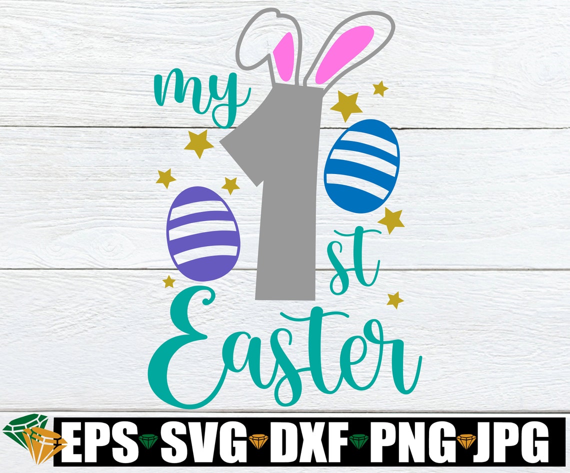 My First Easter. My 1st Easter Cute First Easter 1st Easter | Etsy