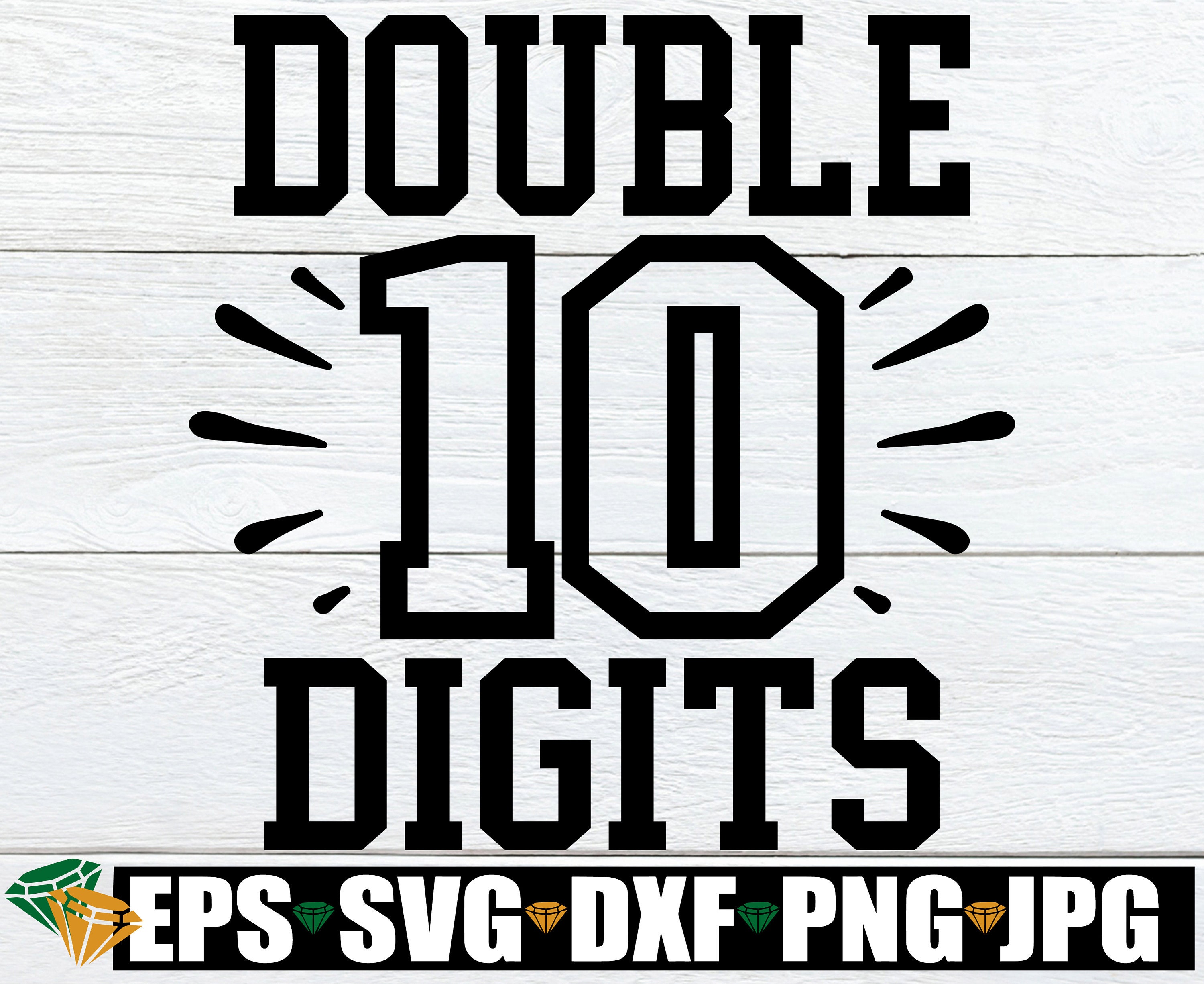 Double Digits 10th Birthday Svg Boys 10th Birthday Boys - Etsy Australia