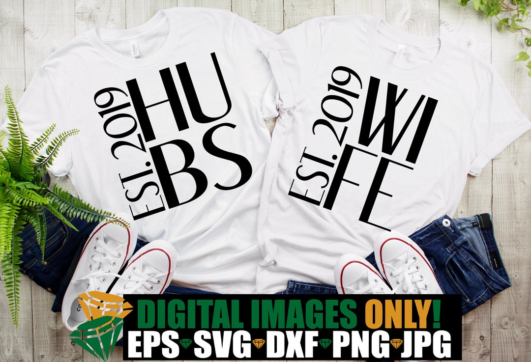 Anniversary Svg, Matching Anniversary Shirts Svg, Married in 2019, 2019 ...