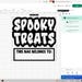 Halloween Spooky Treats Svg, Halloween Tote Svg, Halloween Candy Bag ...