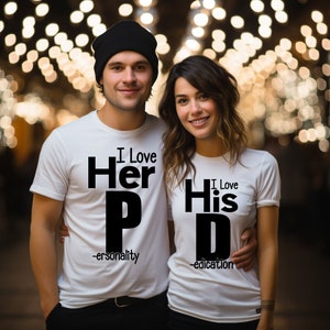 I Love His Dedication I Love Her Personality Svg, Funny Couples ...