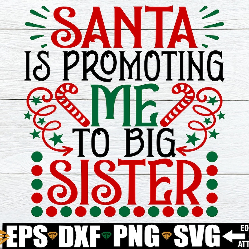 Santa is Promoting Me Png - Etsy