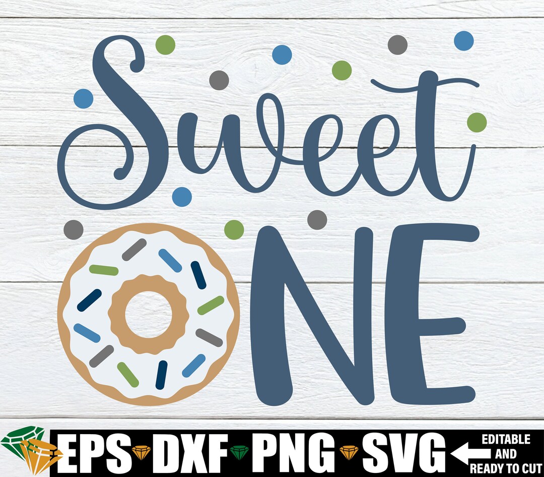 Boys Sweet One Birthday Svg, Boys Donut Birthday Svg, Boys Doughnut ...
