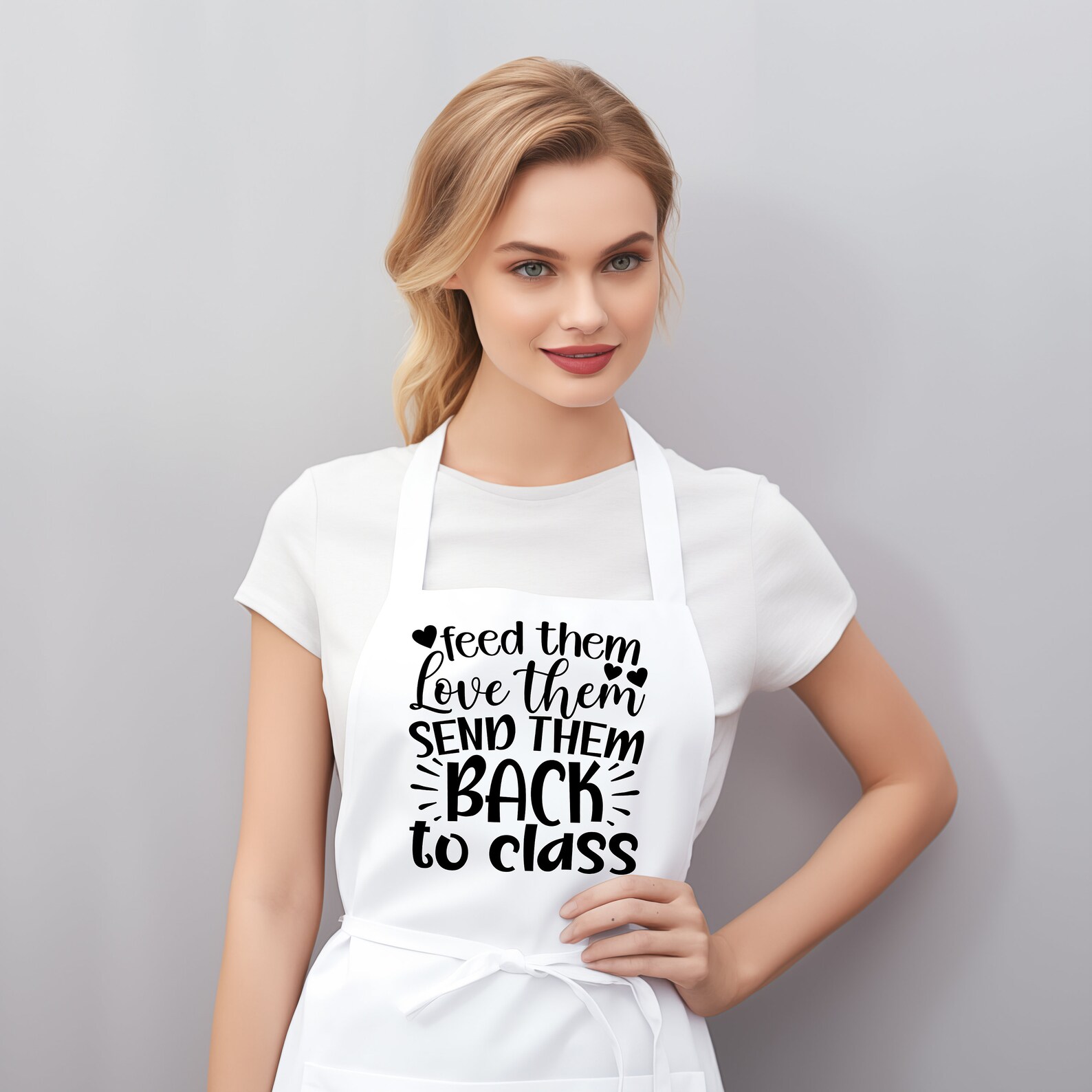 Feed Them Love Them Send Them Back to Class, Funny Lunch Lady Shirt SVG ...
