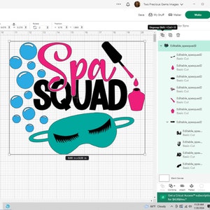 Spa Squad SVG, Spa Birthday Svg, Spa Day Svg, Spa Trip, Spa Visit ...