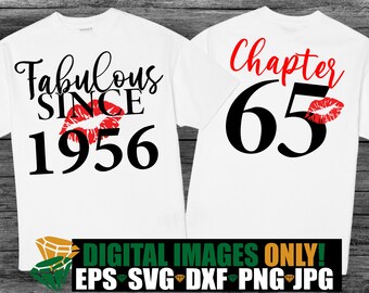 65th Birthday Svg | Etsy