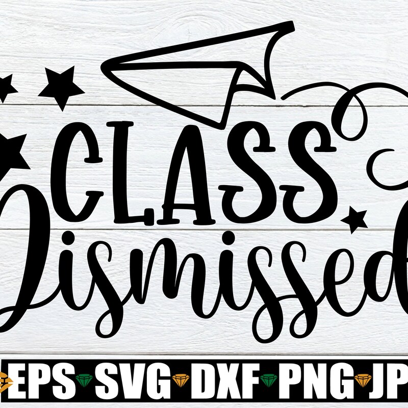 Class Dismissed Clip Art - Etsy