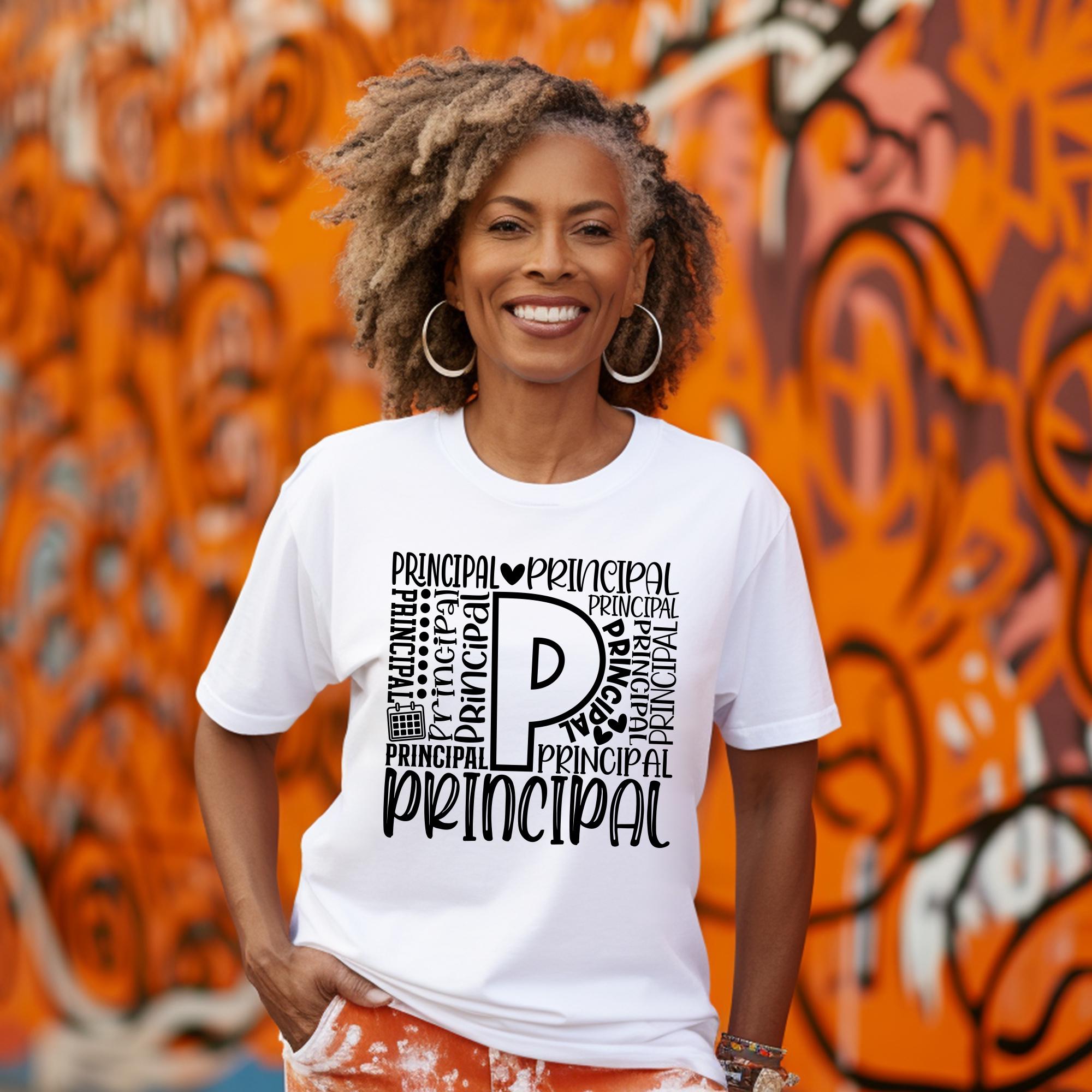 Principal Word Collage Svg, Principal Word Art Svg Cut File ...