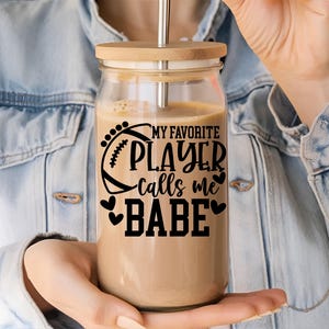 My Favorite Player Calls Me Babe, Football Player Girlfriend Shirt Svg ...