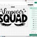 Sleepover Squad Svg, Sleepover Svg, Slumber Party Svg, Sleepover ...