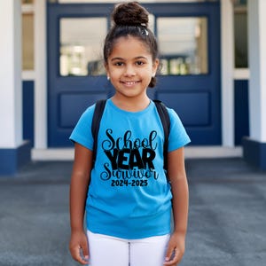 2024-2025 School Year Survivor, Funny Teacher End of the Year Shirt Svg ...