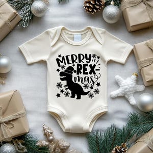 Merry Rexmas, Merry Rex-mas Svg, Funny Kids Dinosaur Christmas Shirt ...