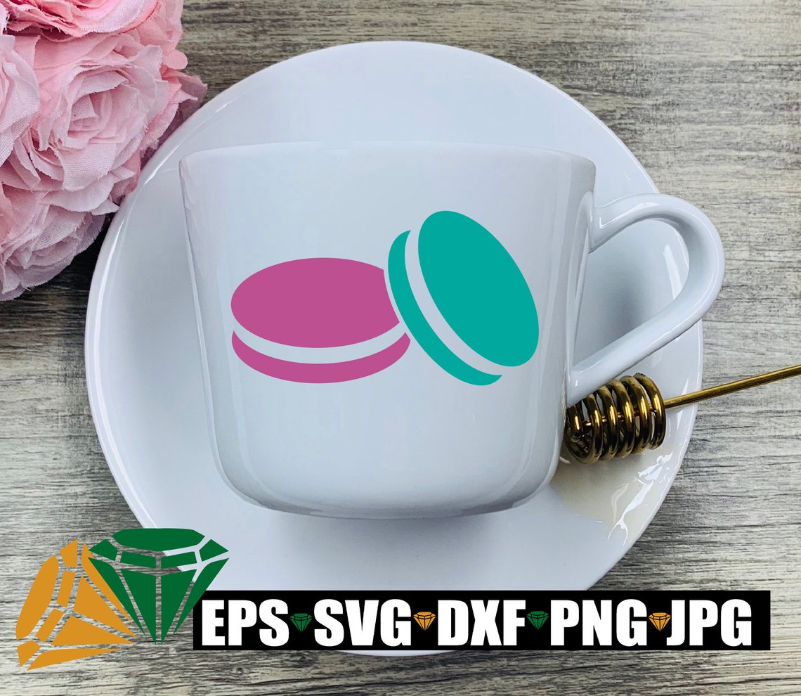 Macaron. Macaroon. Macaron Svg. French Pastries. French | Etsy