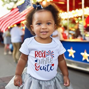Red White and Cute Svg, Girl 4th of July Svg, Girl Fourth of July Svg ...