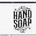Hand Soap Label Svg Png, Label for Hand Soap Dispenser Svg Png, Soap ...
