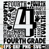 Hello Fourth Grade Png, Fourth Grade Png, 4th Grade Png, 1st Day of ...