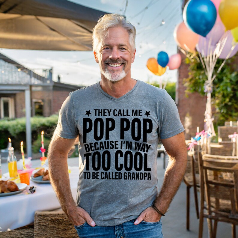 They Call Me Pop Pop Because I'm Way Too Cool to Be Called Grandpa, Pop ...