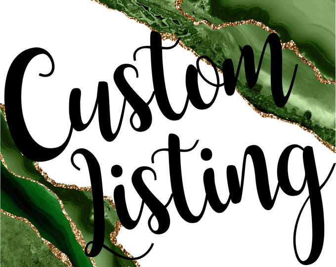 Custom Listing - Etsy