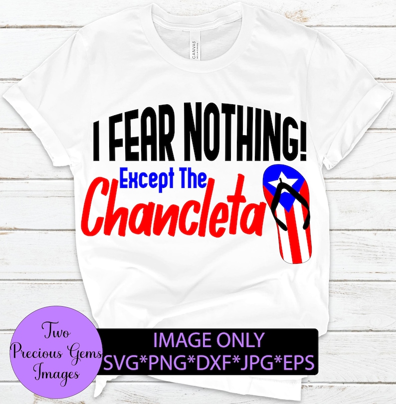 I Fear Nothing Except the Chancleta. Puerto Rican Flip | Etsy