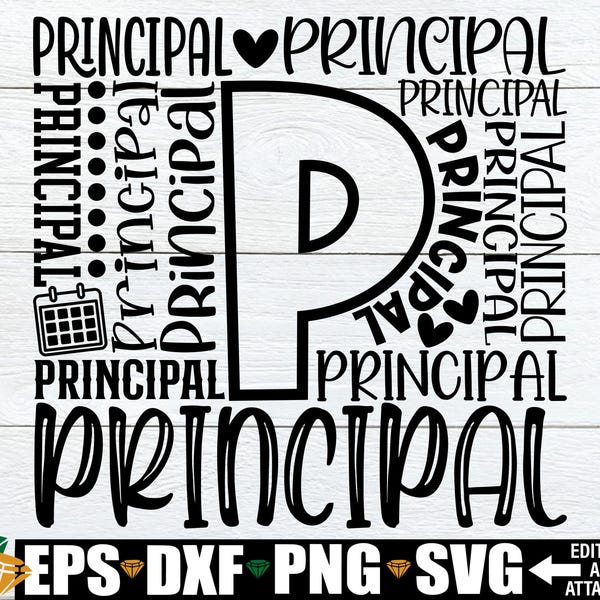 Principal Svg - Etsy