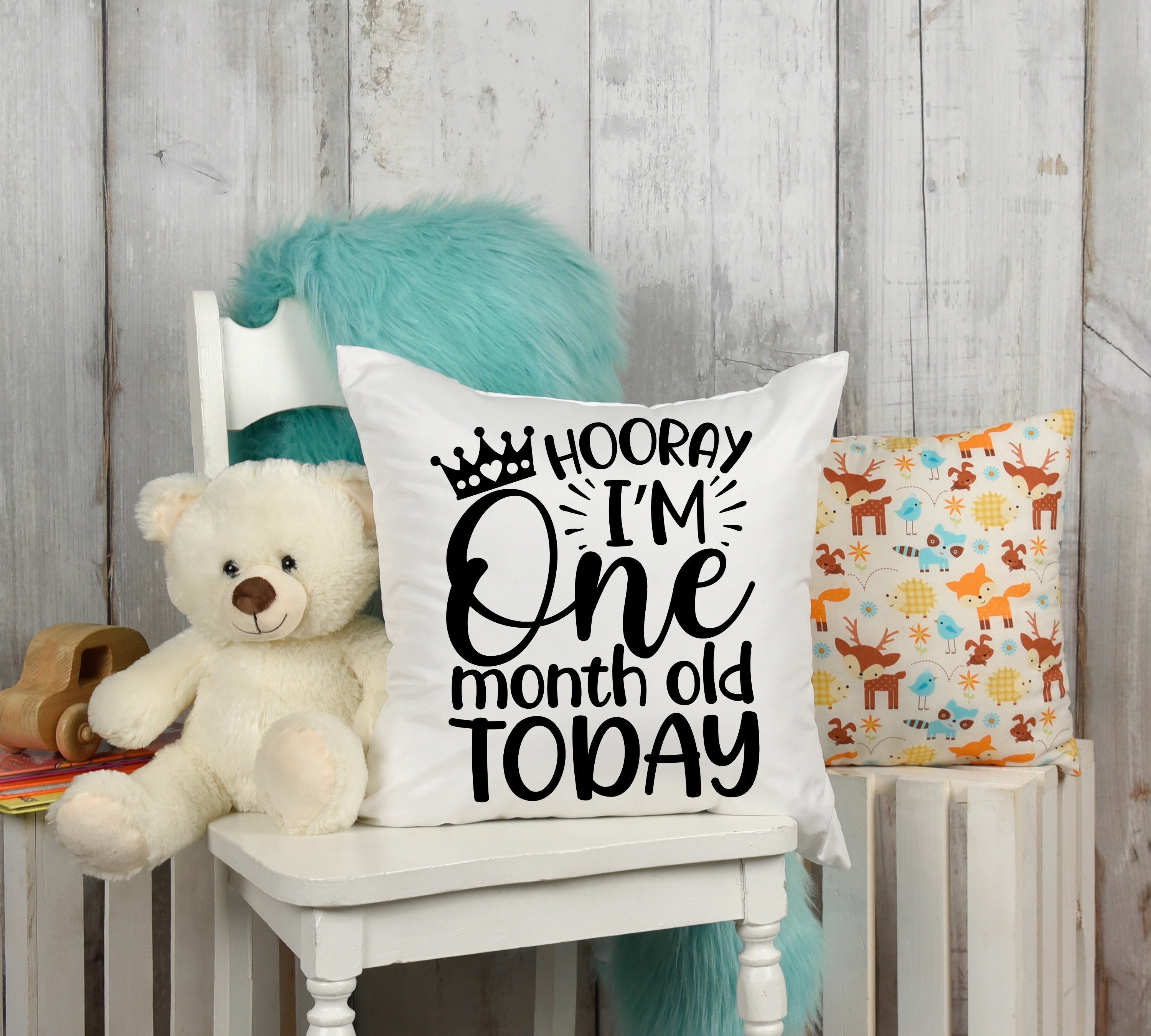 Hooray I'm One Month Old Today, One Month Milestone, 1st Month ...