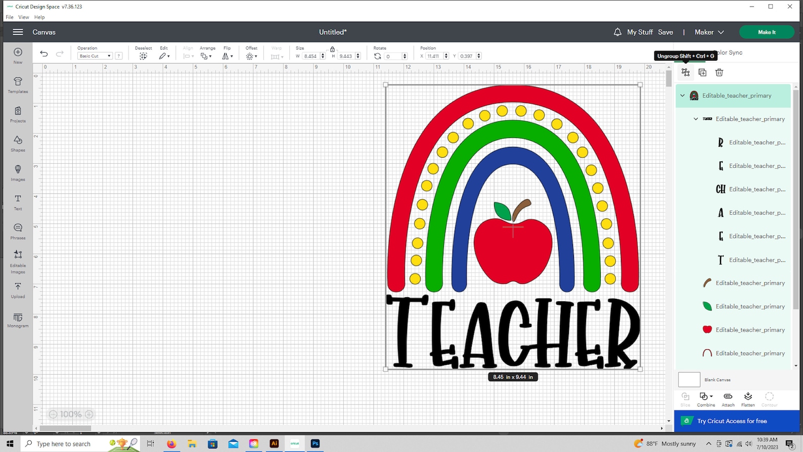 Teacher SVG, Teacher Rainbow Svg, Teacher Appreciation, Teacher Shirt ...