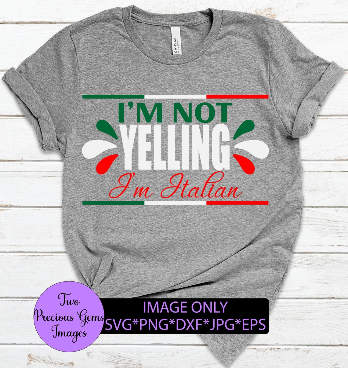 I'm Not Yelling I'm Italian Italian SVG Italian - Etsy