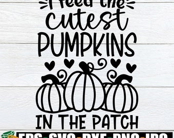 I Feed the Cutest Pumpkins in the Patch Lunch Lady Svg - Etsy