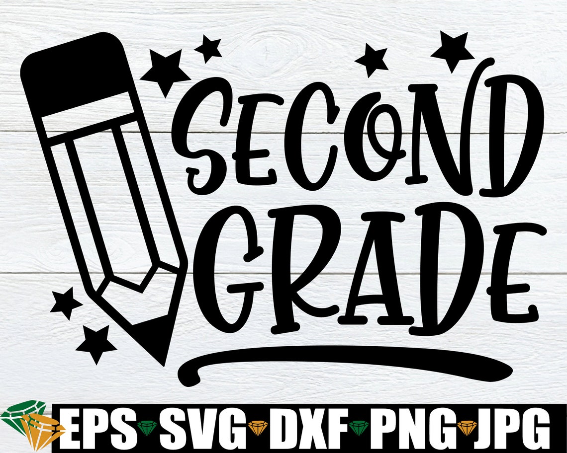 Second Grade Second Grade Classroom Sign Svg Second Grade - Etsy