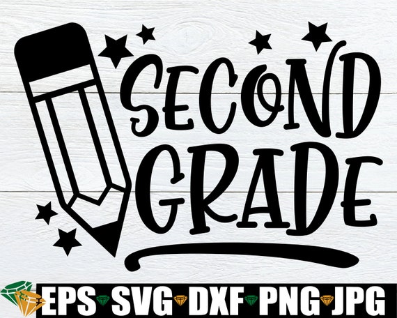 Second Grade Second Grade Classroom Sign Svg Second Grade - Etsy