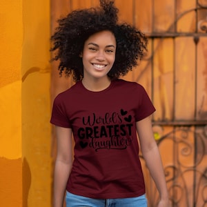 World's Greatest Daughter, Daughter SVG, Daughter Mother's Day Svg ...