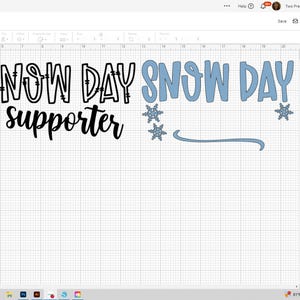 Snow Day Supporter Svg, Funny Winter Svg, Funny Teacher Winter Shirt ...