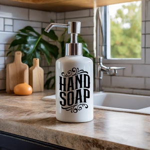 Hand Soap Label Svg Png, Label for Hand Soap Dispenser Svg Png, Soap ...