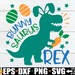 Bunny Saurus Rex Svg, Boys Easter Svg, Boys Easter Shirt SVG, Kids ...