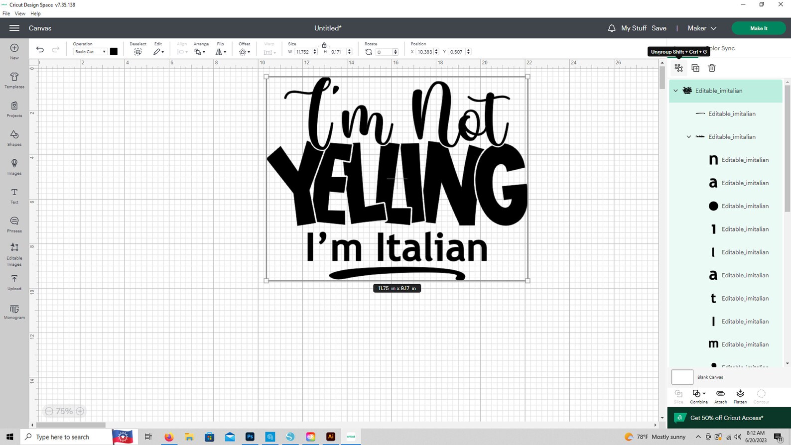 I'm Not Yelling I'm Italian, Funny Italian Shirt Svg, Funny Italian Svg ...