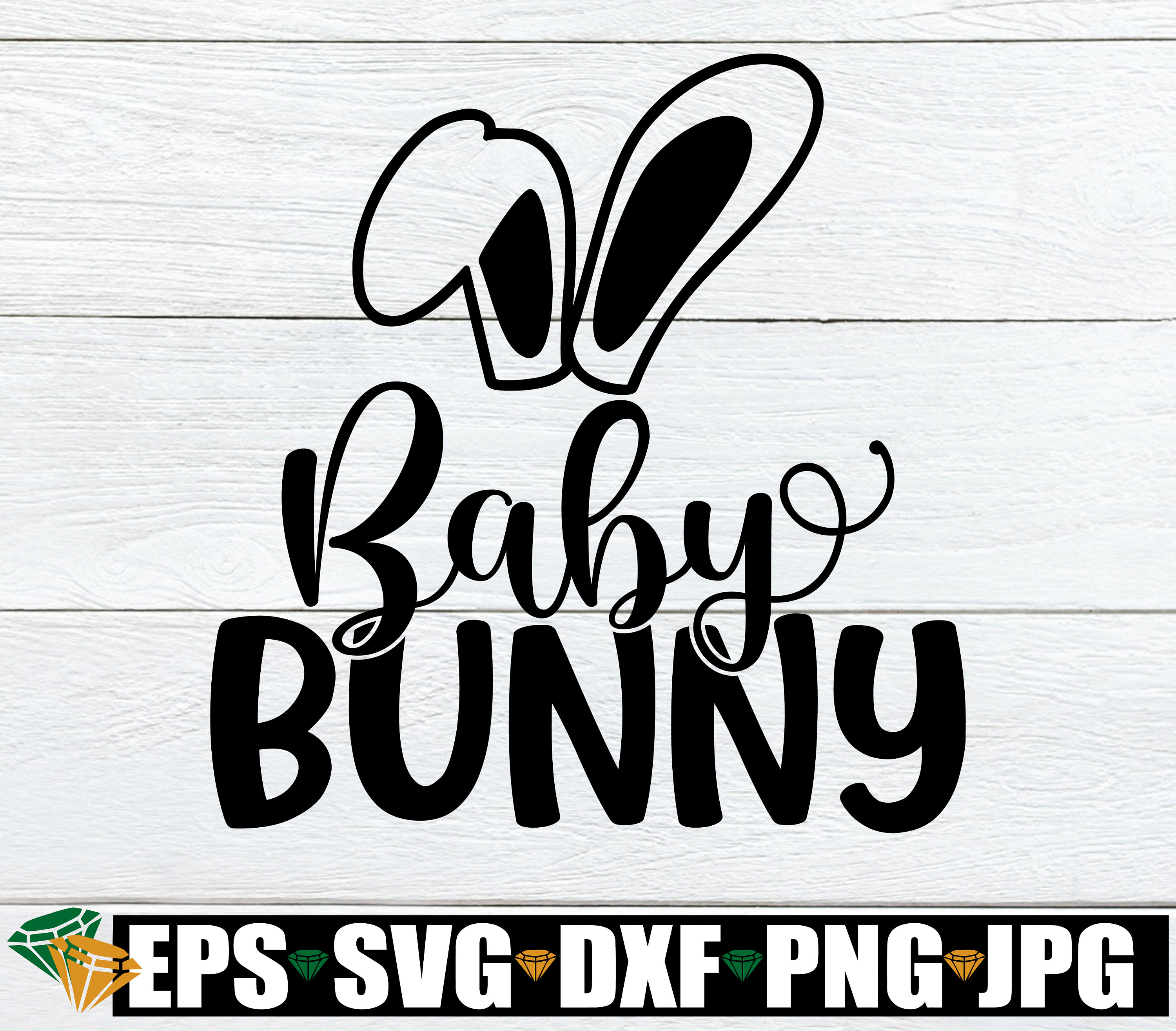 Baby Bunny Cute Baby Easter svg Cute Easter Baby svg Baby | Etsy