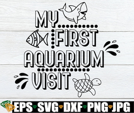 My First Aquarium Trip. First Trip to the Aquariuam Aquarium - Etsy