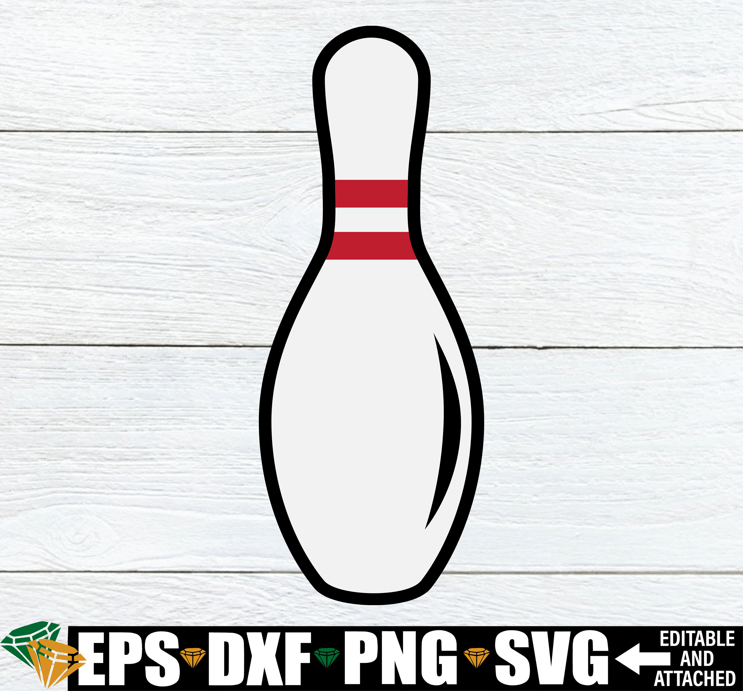 Free Clipart Bowling Pin