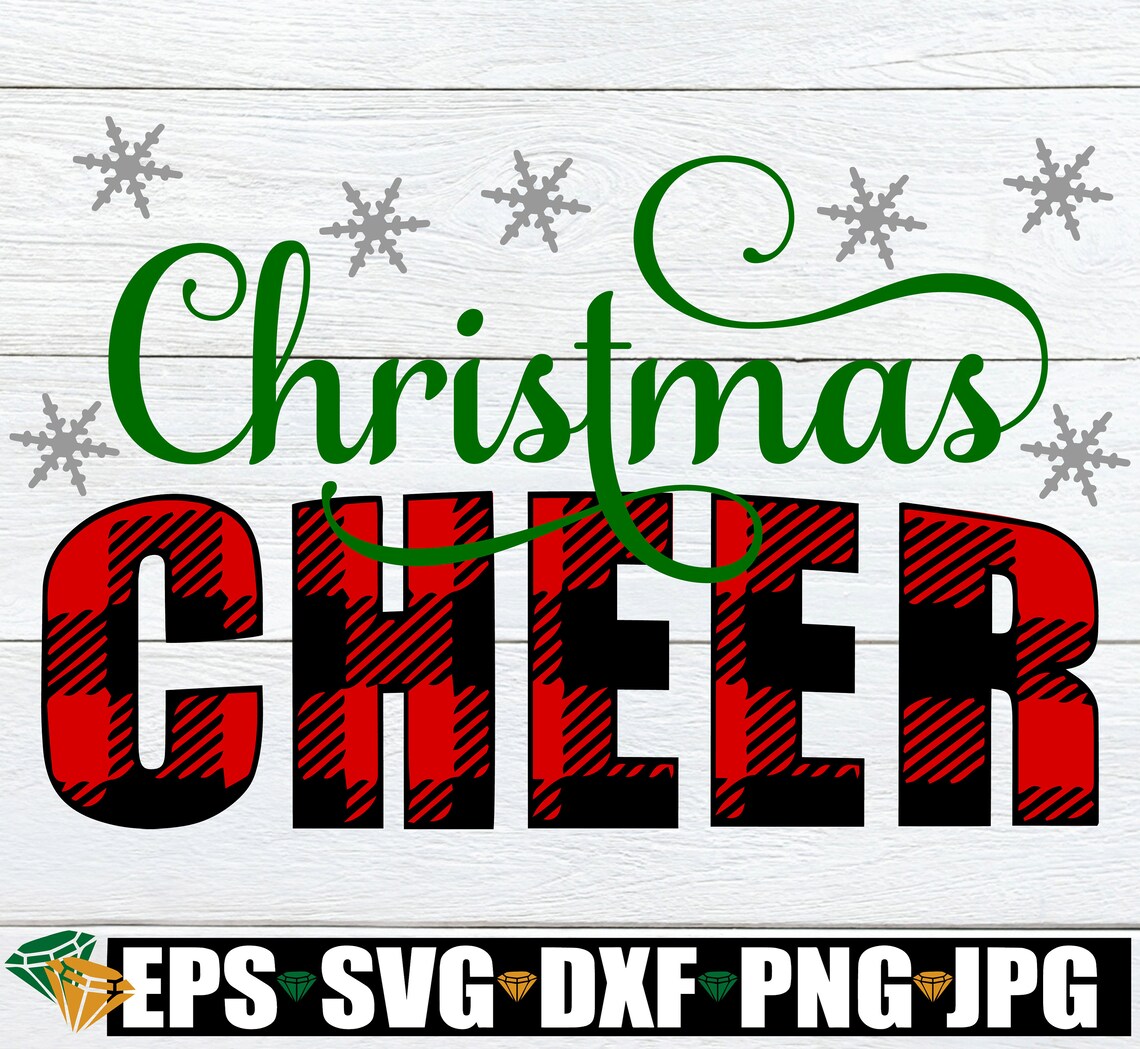 Christmas Cheer, Christmas SVG, Winter SVG, Christmas Decor Svg, Cut ...