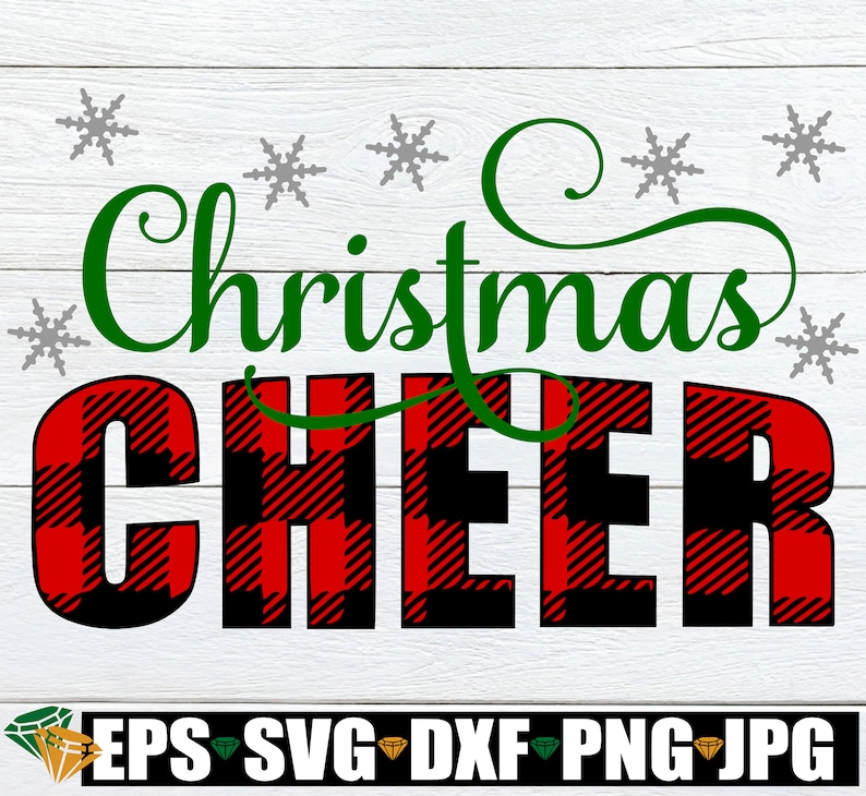 Christmas Cheer Christmas SVG Winter SVG Christmas Decor - Etsy