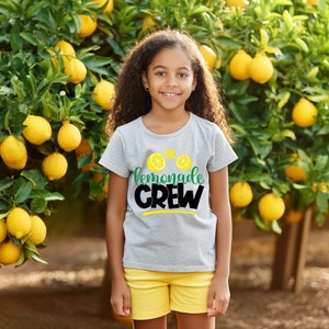 Lemonade Crew, Summer Svg, Lemonade Stand Svg, Matching Family Lemonade ...