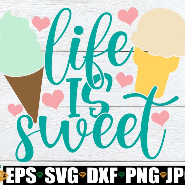 Life is Sweet Sign - Etsy