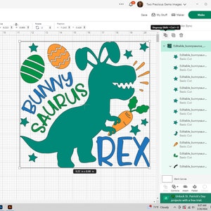 Bunny Saurus Rex Svg, Boys Easter Svg, Boys Easter Shirt SVG, Kids ...