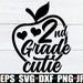 2nd Grade Cutie Girls 2nd Grade Svg Girls First Day of 2nd - Etsy